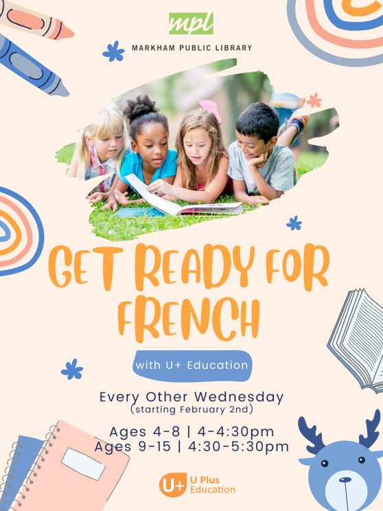 French Reading Club: Ages 4 - 8 - U Plus Education