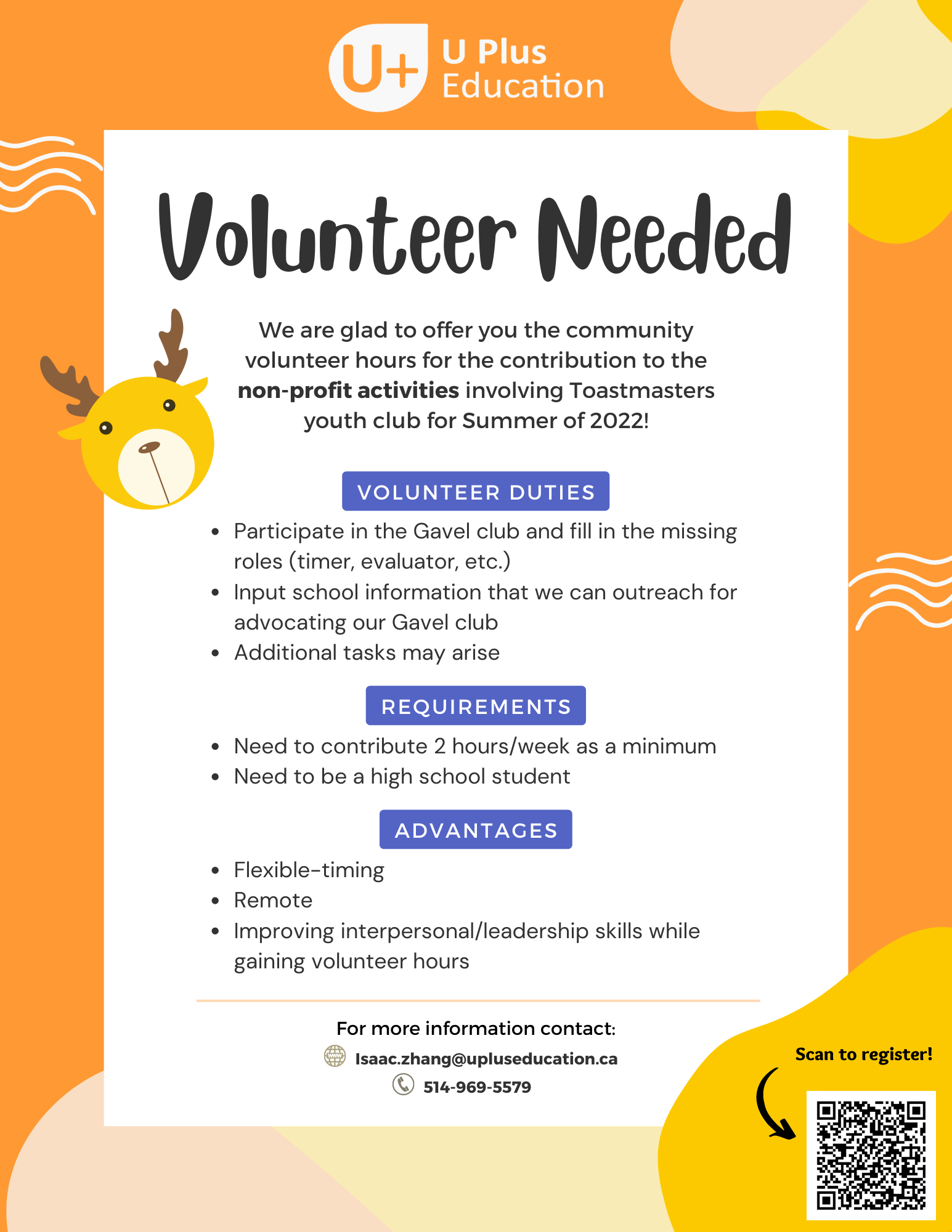Volunteer - U Plus Education