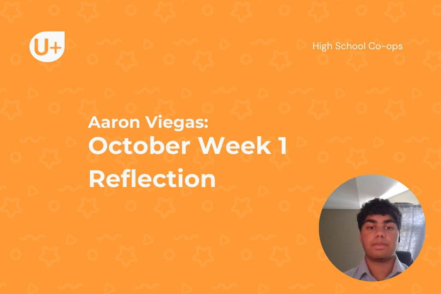 October Week 1 Reflection - Aaron - U Plus Education