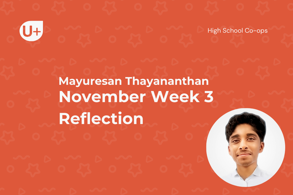 November Week 3 Reflection - Mayuresan - U Plus Education